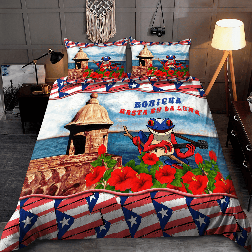 Puerto Rico Art 3D Printed Bedding Set - Vibe Cosy™